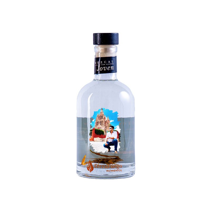 Mezcal Joven Terrafuego Personalizable con Alacrán 250ml – Terrafuego ...